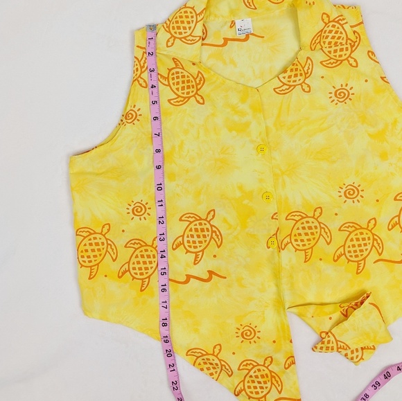 Rima | Tops | Rare Vintage Rima Beach Turtles Croptop | Poshmark